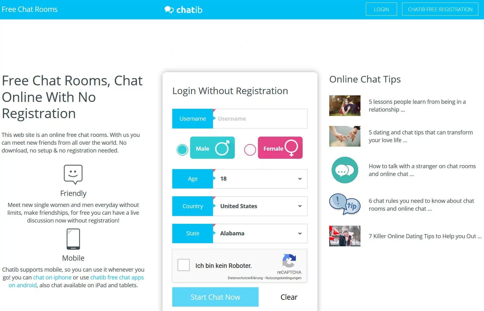 Chatib Review: Free Adult Chat Rooms